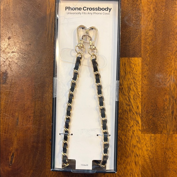 Cell Phones & Accessories | Phone Crossbody Chain Strap With Black And ...